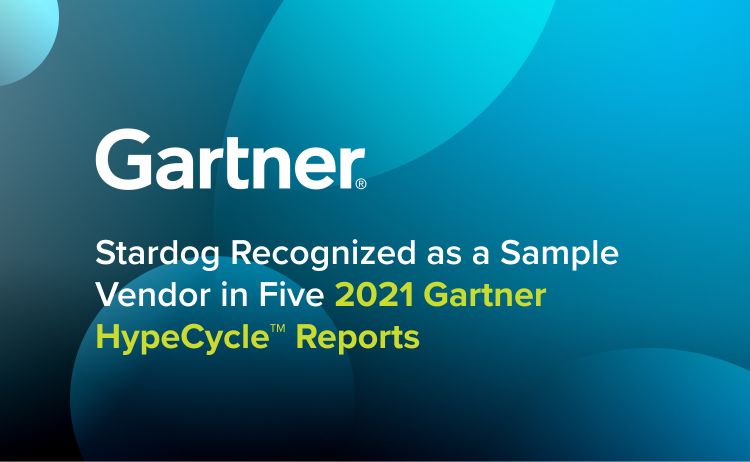 Stardog Recognized as a Sample Vendor in Five 2021 Gartner® HypeCycle ...